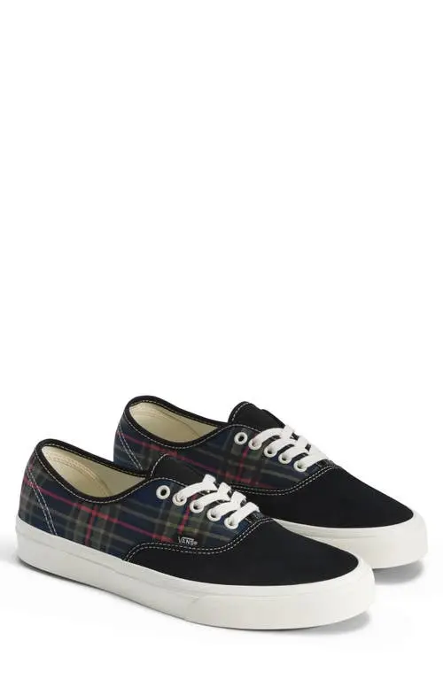 VANS Authentic Lace-up Sneakers - Plaid Black/multi