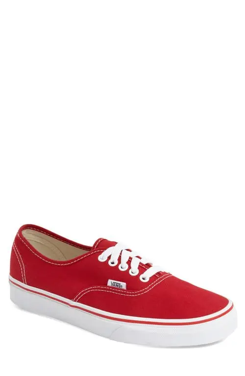 VANS Authentic Lace-up Sneakers - Red