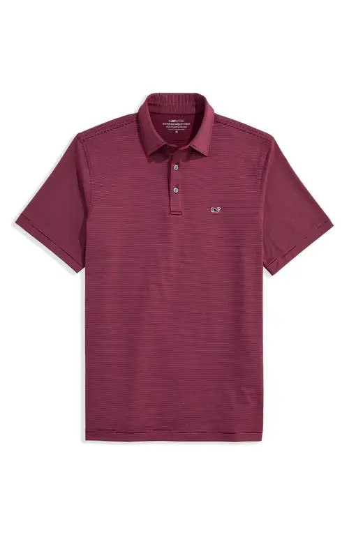 Vineyard Vines St. Jean Stripe Sankaty Performance Polo - Coast