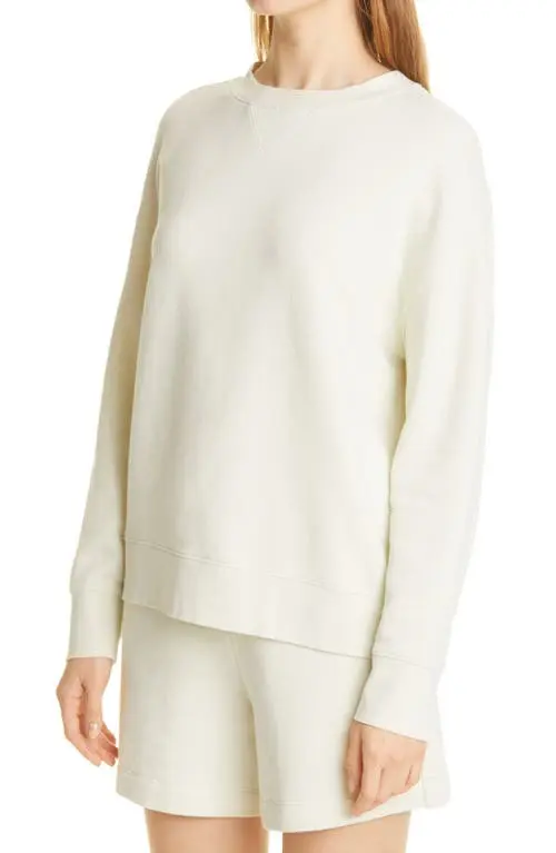 Vince Essential Relaxed Cotton Sweatshirt