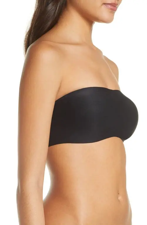Chantelle Soft Stretch Padded Bandeau Bralette - Black