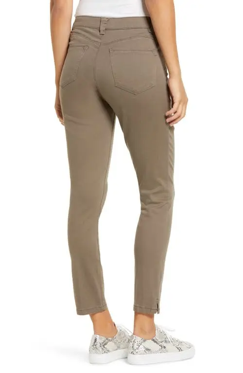Wit & Wisdom High Waist Ankle Skinny Pants - Brindle Olive