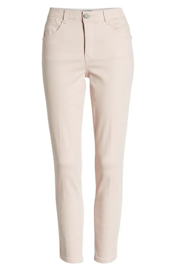 Wit & Wisdom Ab'solution High-waist Ankle Skinny Pants - Crystal Pink