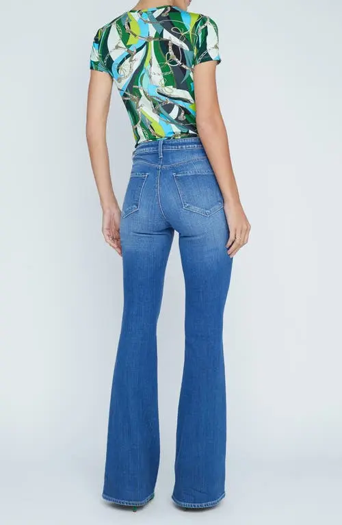 L'Agence Bell High-rise Flare Jeans - Authentique