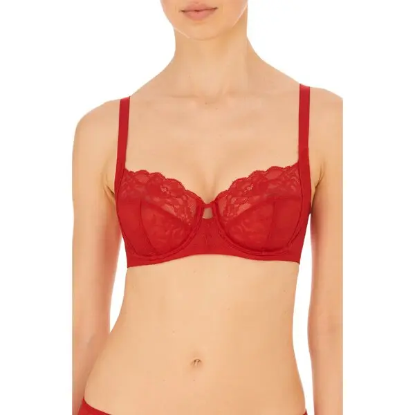 Natori Statement Underwire Bra - Poinsettia