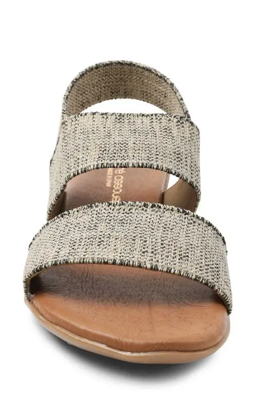 Andre Assous Nigella Sandal - Black/ Beige