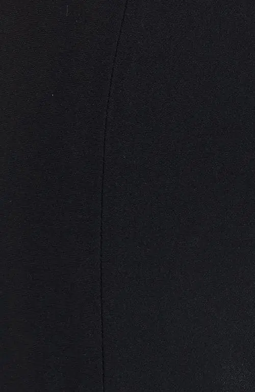 Alexander McQueen Leaf Crepe Bootcut Trousers - Black