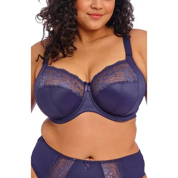 Elomi Morgan Full Figure Underwire Bra - Midnight