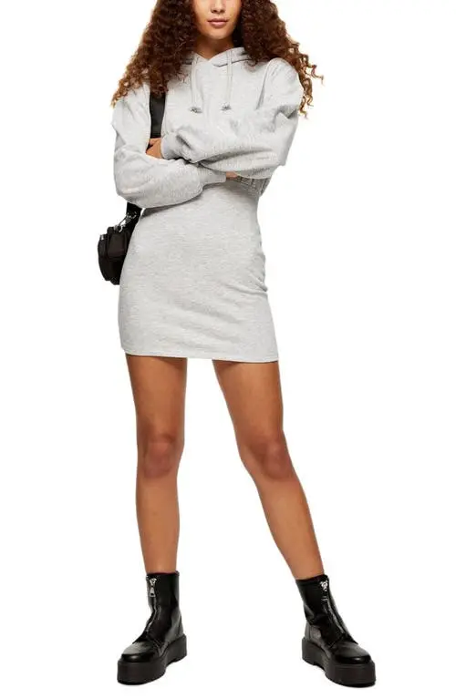 Topshop Hooded Minidress