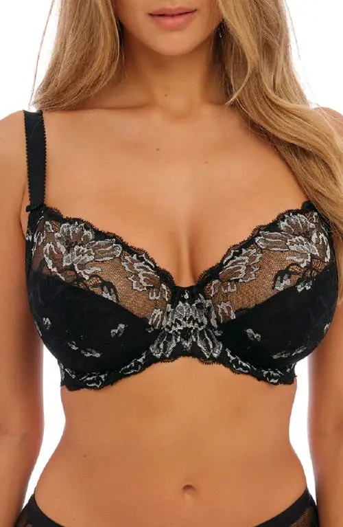 Fantasie Aubree Side Support Underwire Plunge Bra - Night Sky