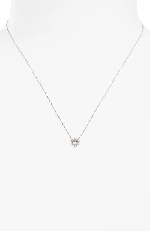 Roberto Coin Tiny Treasures' Diamond Heart Pendant Necklace