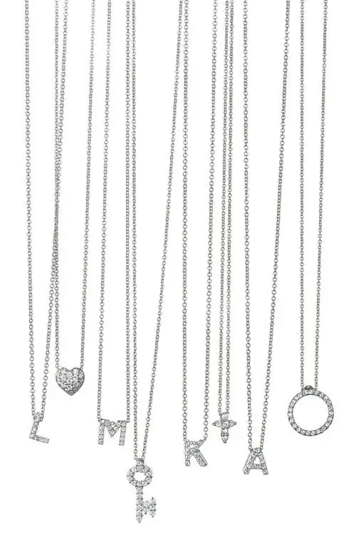 Roberto Coin Tiny Treasures' Diamond Heart Pendant Necklace