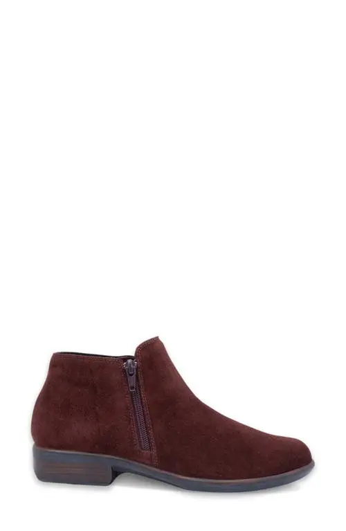 Naot Helm Ankle Boot - Cabernet Suede