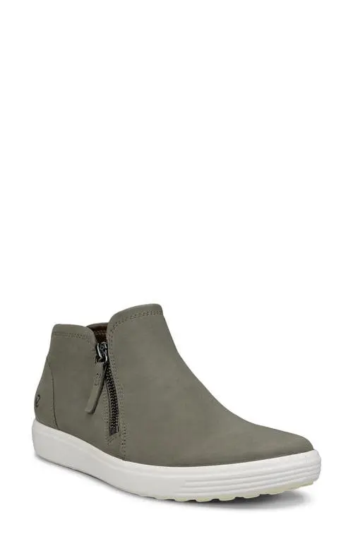 Ecco Soft 7 Mid Top Sneaker - Smokey Olive