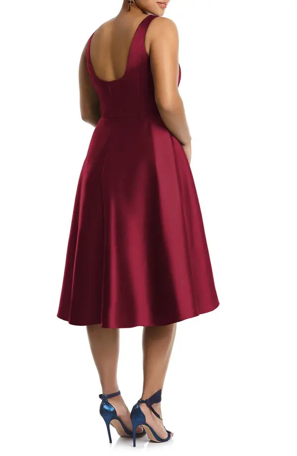 cold shoulder chiffon maxi dress Wedtrend Women Bridesmaid A Line V Neck Formal Wedding Party Dress with Slit, Watermelon Size:L - Almost sold out editorial quality that turns peacock Cocktail Dress Alex Evenings