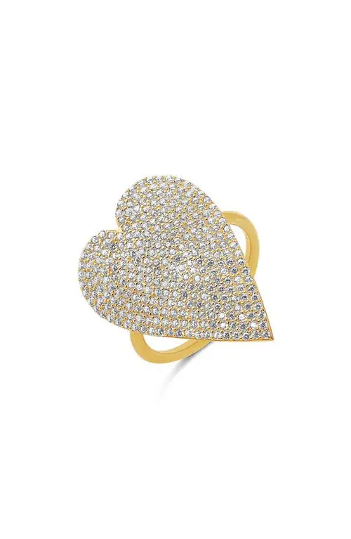 SHYMI Mon Amor Heart Ring - Gold