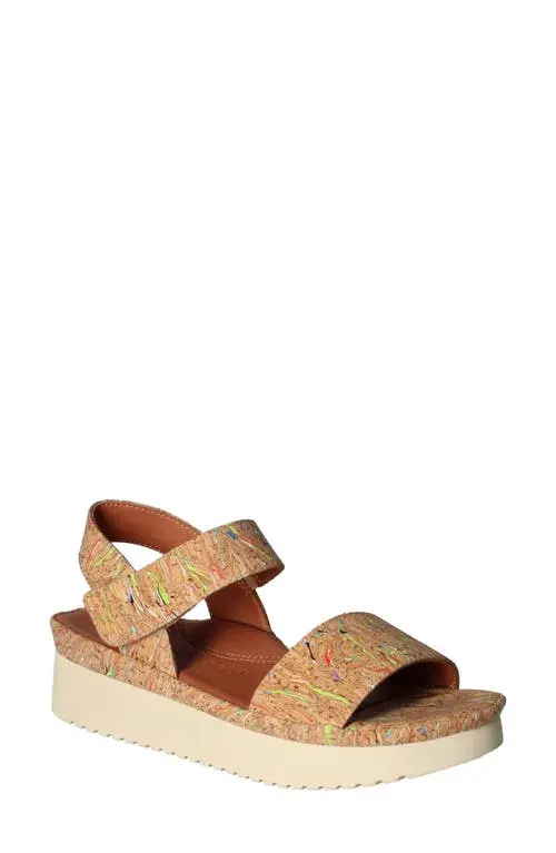 L'AMOUR DES PIEDS Abrilla Platform Sandal - Bright Multi