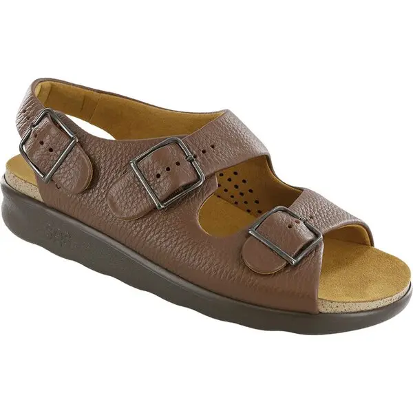 SAS Relaxed Slingback Sandal - Amber