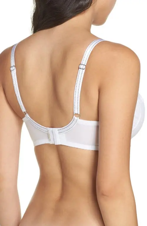 Chantelle Rive Gauche Full Coverage Underwire Bra - White