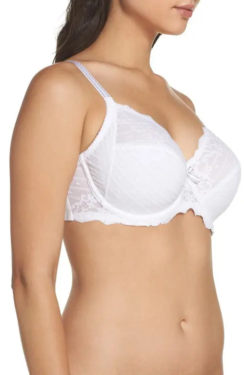 Chantelle Rive Gauche Full Coverage Underwire Bra - White