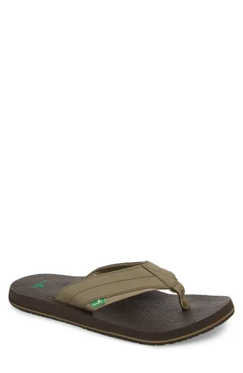 Sanuk Beer Cozy 2 Flip Flops - Brindle