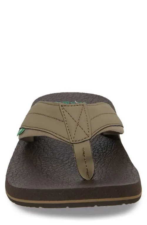 Sanuk Beer Cozy 2 Flip Flops - Brindle