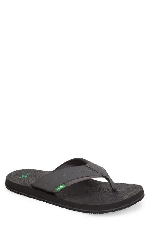 Sanuk Beer Cozy 2 Flip Flops - Charcoal