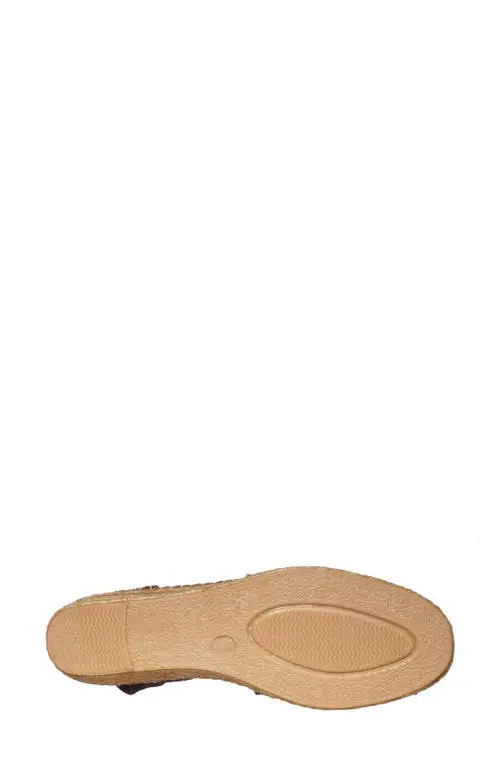 TONI PONS Vic Espadrille Slingback Sandal - Black Fabric