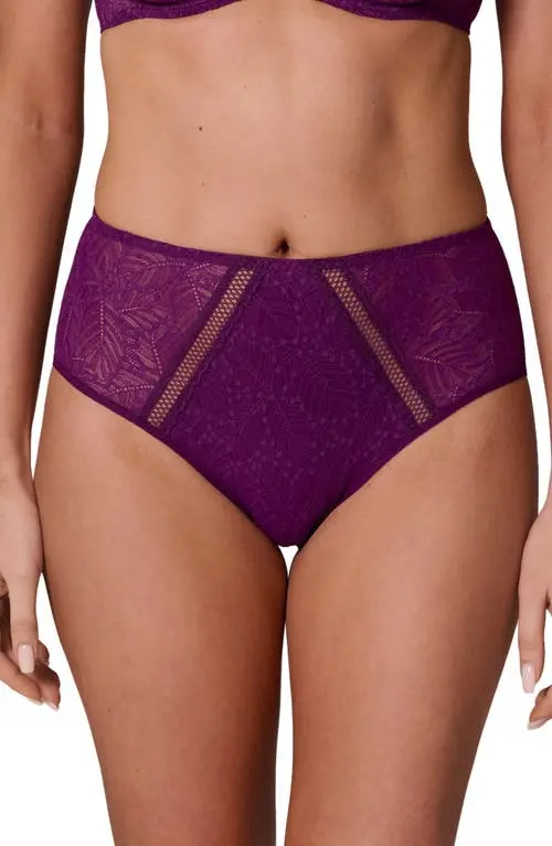 Simone Perele Comete Retro Briefs - Blackberry