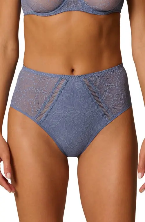 Simone Perele Comete Retro Briefs - Chambray Blue