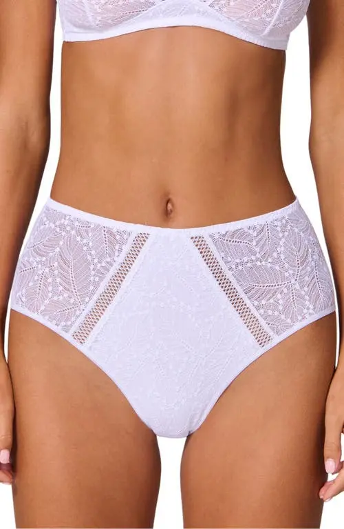 Simone Perele Comete Retro Briefs - White