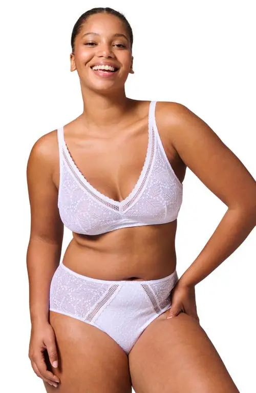 Simone Perele Comete Retro Briefs - White