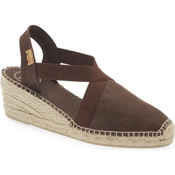 TONI PONS Ter Slingback Espadrille Sandal - Marro