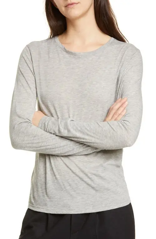 Vince Essential Long Sleeve Crewneck Tee