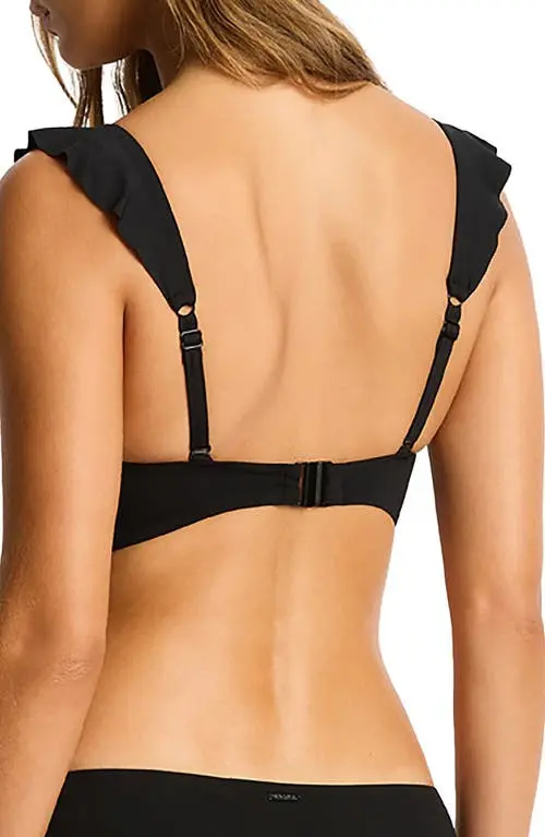 SEA LEVEL Frill Bikini Top