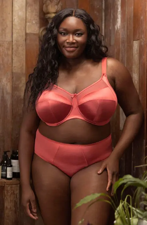GODDESS Keira Full Figure Underwire Bra - Mineral Red