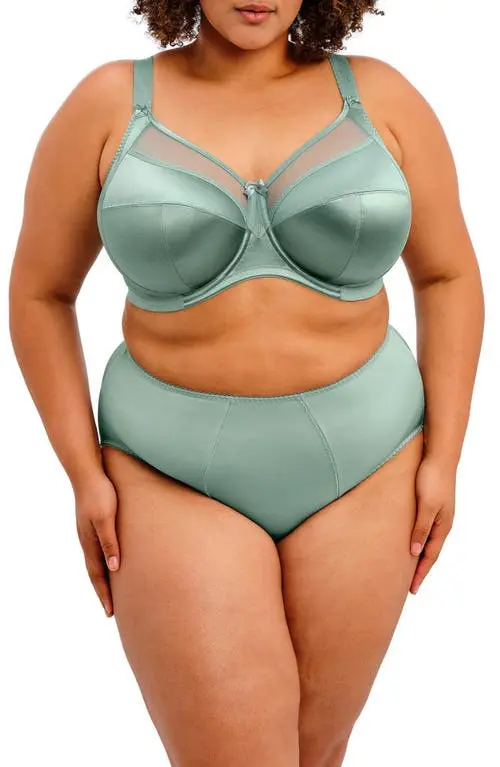 GODDESS Keira Full Figure Underwire Bra - Seafoam