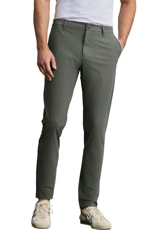RHONE Commuter Slim Fit Trousers - Olive Shadow