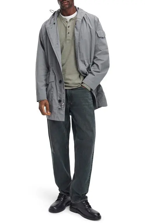 Rag & Bone Classic Slim Fit Henley - Lichen