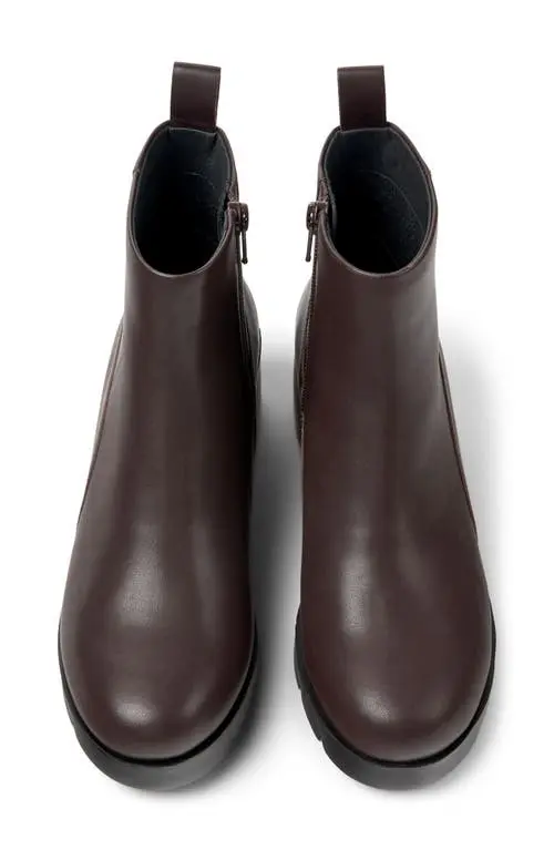 Camper Wanda Bootie - Dark Brown