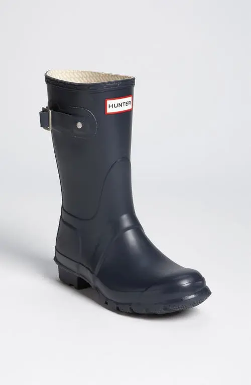 Hunter Original Short Waterproof Rain Boots - Navy