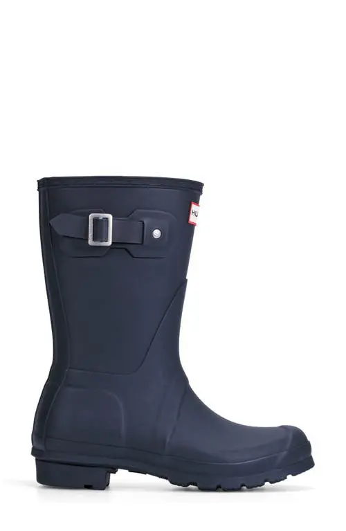 Hunter Original Short Waterproof Rain Boots - Navy