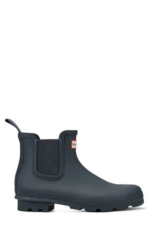 Hunter Original Waterproof Chelsea Boots - Navy/navy