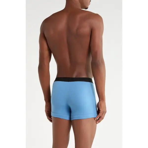 TOM FORD Cotton Stretch Jersey Boxer Briefs - Mid Blue