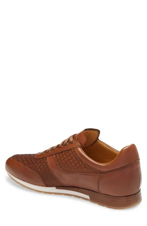 Mezlan Maxim Leather Sneaker - Tan Leather/suede