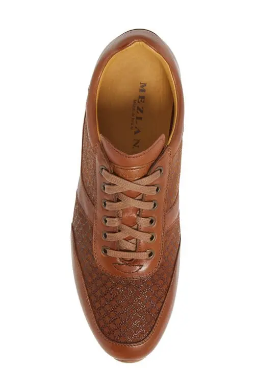 Mezlan Maxim Leather Sneaker - Tan Leather/suede