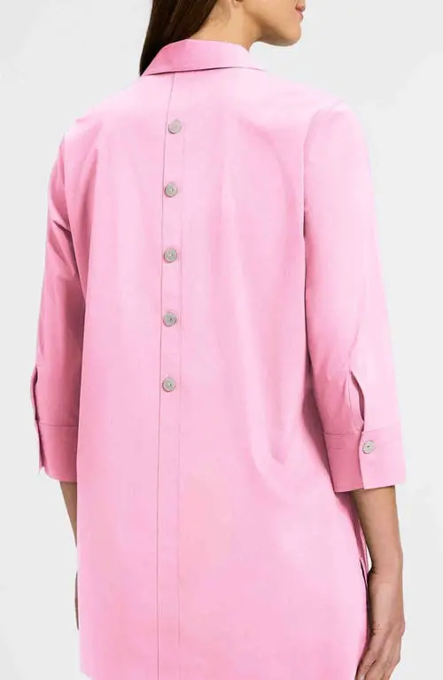 Foxcroft Pamela Stretch Tunic - Bubblegum Pink