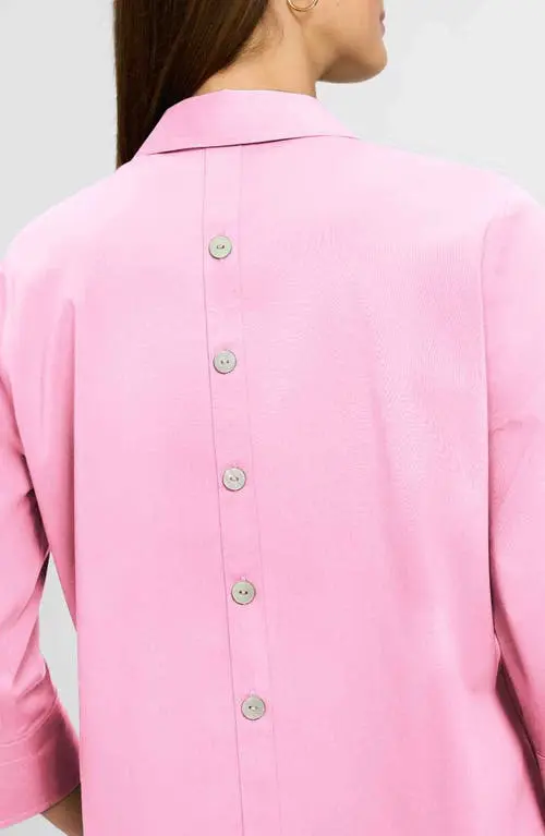 Foxcroft Pamela Stretch Tunic - Bubblegum Pink