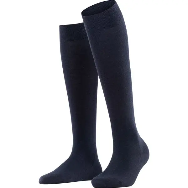 Falke Soft Merino Knee High Socks - Dark Navy