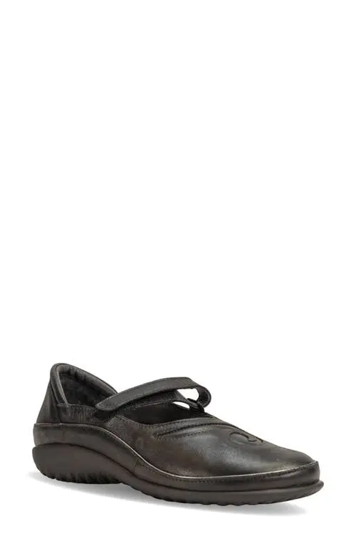 Naot Matai Mary Jane - Black Leather Combo
